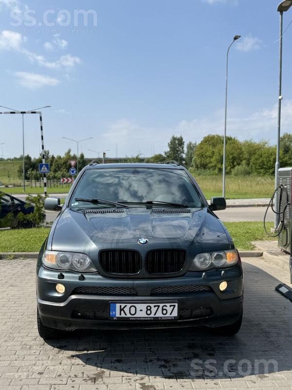 Zaļš BMW X5 2004 Rēzekne, ar dzinēja tilpumu 3.00 L un nobraukumu 506 tūkst. km par 3450 €, foto 2 vietnē AUTOMOTO.COM.LV