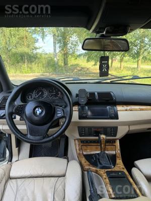 Green BMW X5 2004 in Rezekne, with an engine capacity of 3.00 L and mileage of 506 thousand km for 3450 €, photo 10 on AUTOMOTO.COM.LV