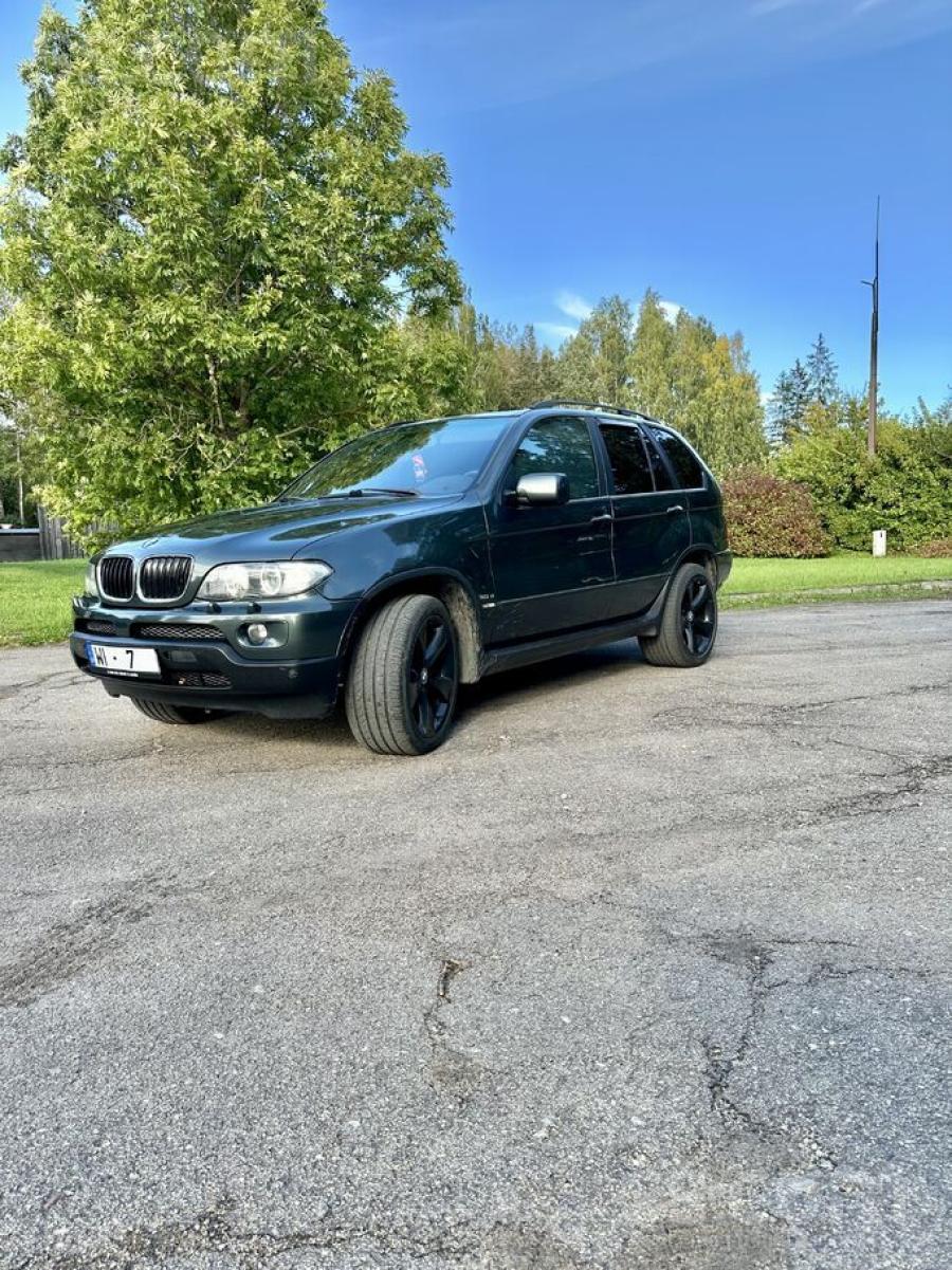Zaļš BMW X5 2004 Gulbene, ar dzinēja tilpumu 3.00 L un nobraukumu 376 tūkst. km par 4800 €, foto 1 vietnē AUTOMOTO.COM.LV