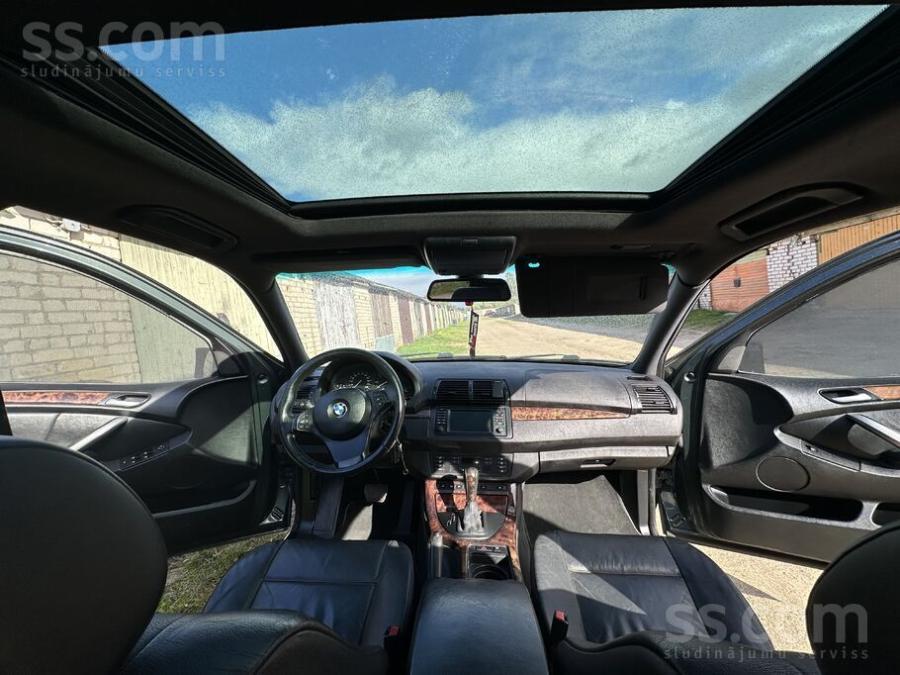 Zaļš BMW X5 2004 Gulbene, ar dzinēja tilpumu 3.00 L un nobraukumu 376 tūkst. km par 4800 €, foto 6 vietnē AUTOMOTO.COM.LV