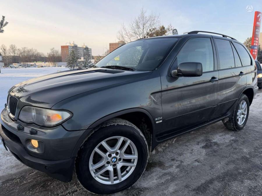 Green BMW X5 2005 in Kaunas, with an engine capacity of 2.99 L and mileage of 345 thousand km for 3890 €, photo 10 on AUTOMOTO.COM.LV
