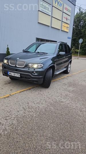Green BMW X5 2005 in Riga, with an engine capacity of 3.00 L and mileage of 219 thousand km for 6350 €, photo  on AUTOMOTO.COM.LV