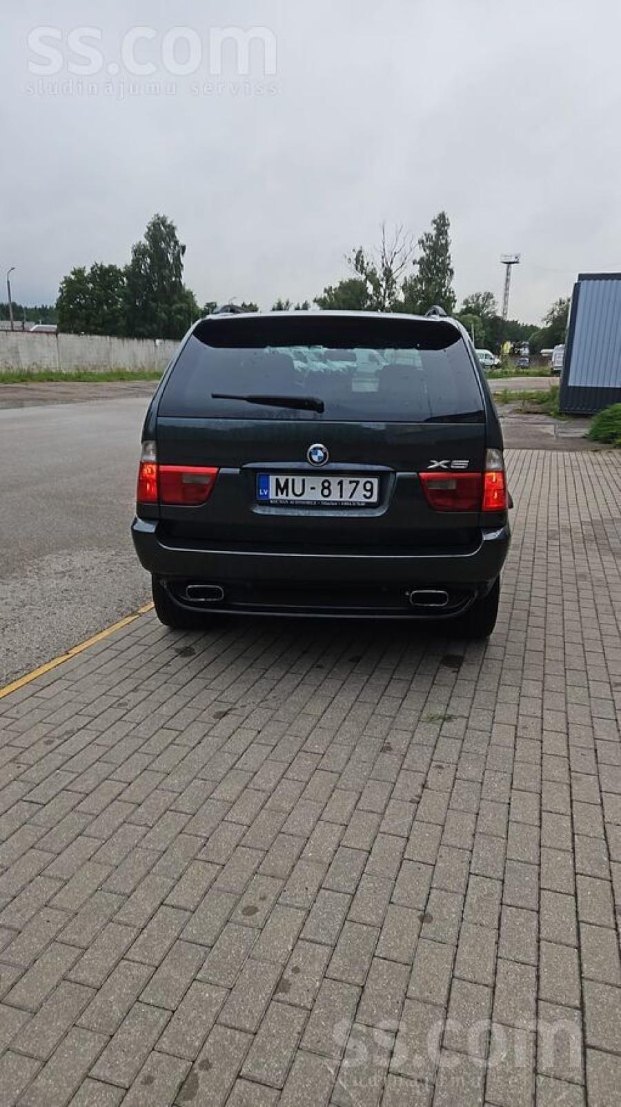 Green BMW X5 2005 in Riga, with an engine capacity of 3.00 L and mileage of 219 thousand km for 6350 €, photo 6 on AUTOMOTO.COM.LV