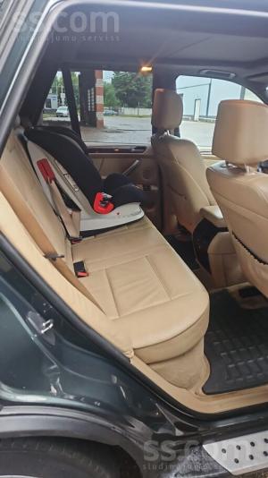 Green BMW X5 2005 in Riga, with an engine capacity of 3.00 L and mileage of 219 thousand km for 6350 €, photo 16 on AUTOMOTO.COM.LV
