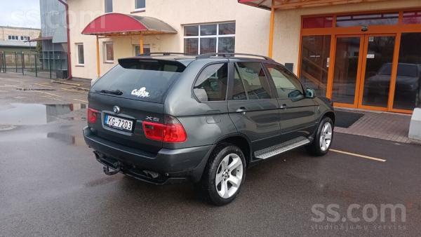 Green BMW X5 2005 in Cesis, with an engine capacity of 3.00 L and mileage of 341 thousand km for 5950 €, photo 4 on AUTOMOTO.COM.LV