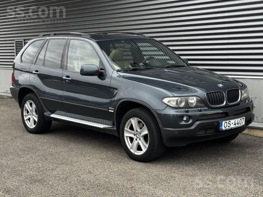 Zaļš BMW X5 2005 Rīga, ar dzinēja tilpumu 3.00 L un nobraukumu 357 tūkst. km par 4400 €, foto 8 vietnē AUTOMOTO.COM.LV