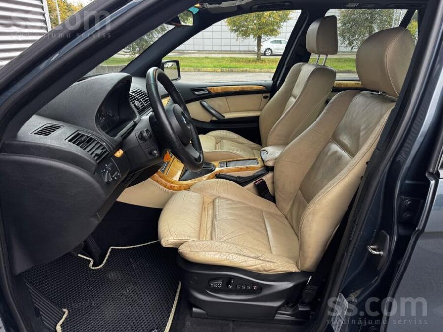 Zaļš BMW X5 2005 Rīga, ar dzinēja tilpumu 3.00 L un nobraukumu 357 tūkst. km par 4400 €, foto 10 vietnē AUTOMOTO.COM.LV