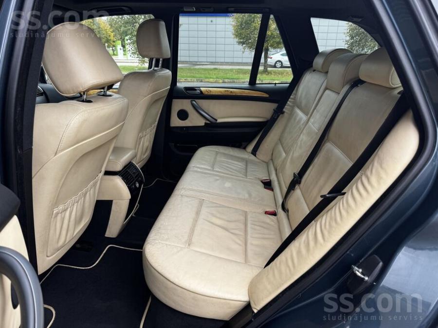 Zaļš BMW X5 2005 Rīga, ar dzinēja tilpumu 3.00 L un nobraukumu 357 tūkst. km par 4400 €, foto 12 vietnē AUTOMOTO.COM.LV