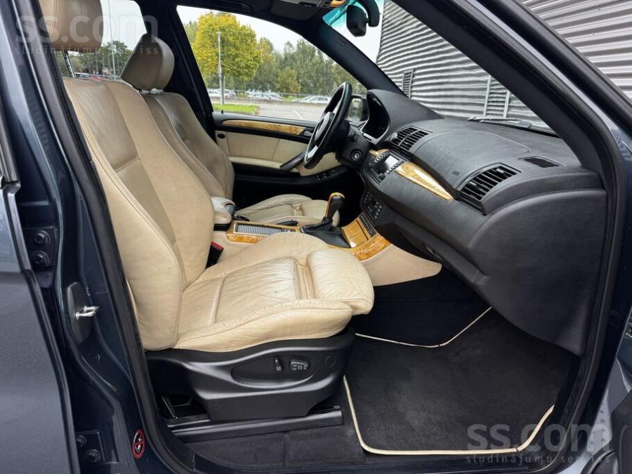 Zaļš BMW X5 2005 Rīga, ar dzinēja tilpumu 3.00 L un nobraukumu 357 tūkst. km par 4400 €, foto 14 vietnē AUTOMOTO.COM.LV