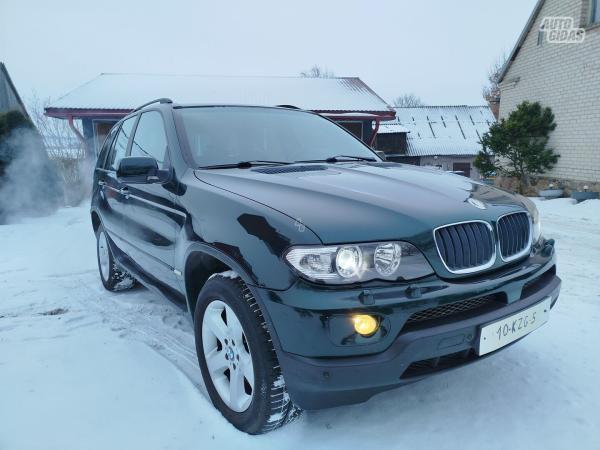 Green BMW X5 2006 in Vilkaviskis, with an engine capacity of 3.00 L and mileage of 450 thousand km for 3800 €, photo 1 on AUTOMOTO.COM.LV