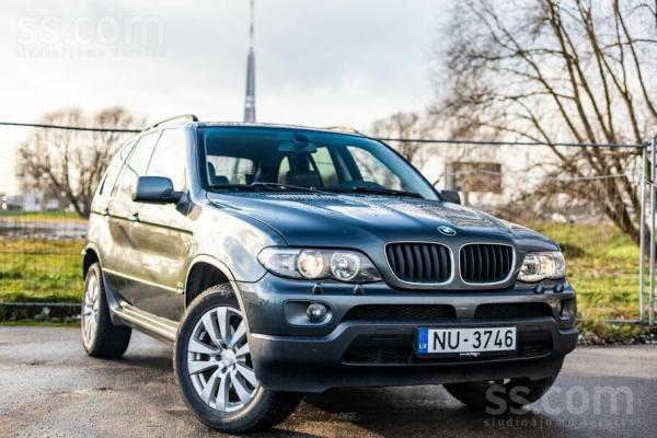 Green BMW X5 2006 in Riga, with an engine capacity of 3.00 L and mileage of 315 thousand km for 4990 €, photo 2 on AUTOMOTO.COM.LV