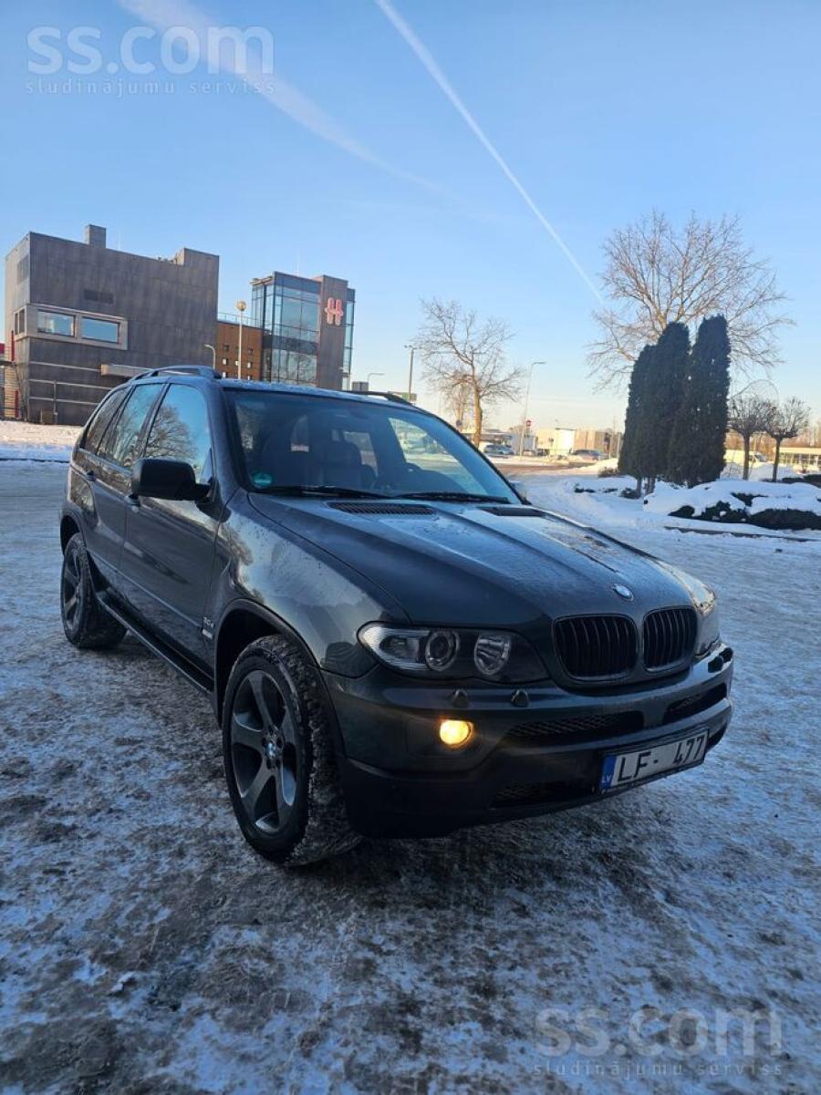 Green BMW X5 2007 in Riga, with an engine capacity of 3.00 L and mileage of 378 thousand km for 5500 €, photo 1 on AUTOMOTO.COM.LV