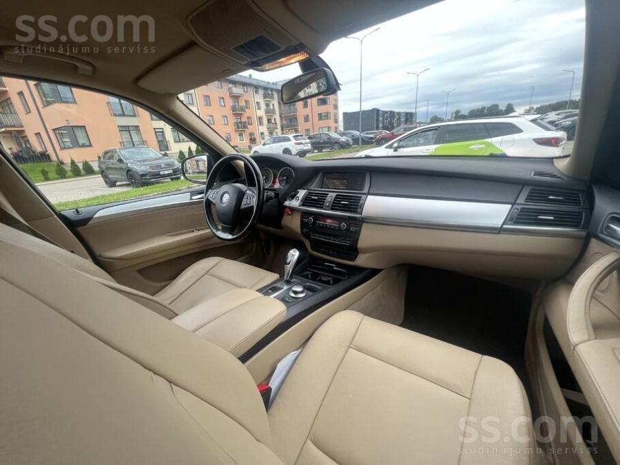 Green BMW X5 2008 in Riga, with an engine capacity of 3.00 L and mileage of 0 thousand km for 6300 €, photo 13 on AUTOMOTO.COM.LV