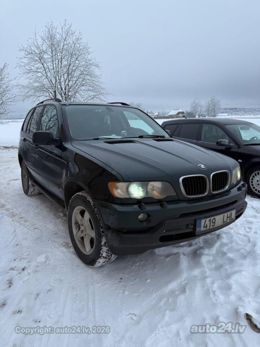 Green BMW X5 2003 in Jogeva, with an engine capacity of 2.90 L and mileage of 305 thousand km for 4750 €, photo 1 on AUTOMOTO.COM.LV