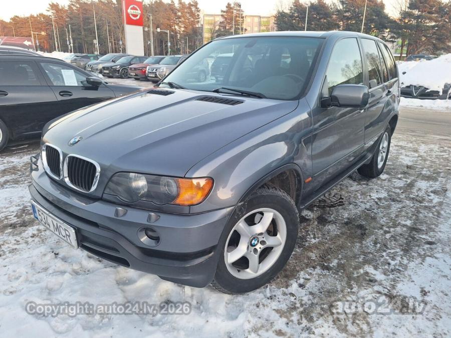 Pelēks BMW X5 2001 Tallina, ar dzinēja tilpumu 3.00 L un nobraukumu 270 tūkst. km par 2990 €, foto 1 vietnē AUTOMOTO.COM.LV