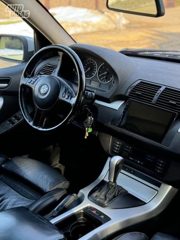 Pelēks BMW X5 2001 Viļņa, ar dzinēja tilpumu 3.00 L un nobraukumu 319 tūkst. km par 3000 €, foto 7 vietnē AUTOMOTO.COM.LV