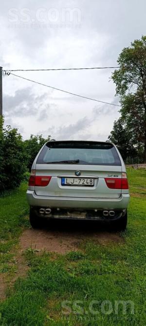 Pelēks BMW X5 2001 Ogre, ar dzinēja tilpumu 3.00 L un nobraukumu 395 tūkst. km par 1560 €, foto 5 vietnē AUTOMOTO.COM.LV