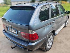 Grey BMW X5 2001 in Panevezys, with an engine capacity of 2.93 L and mileage of 300 thousand km for 2300 €, photo 6 on AUTOMOTO.COM.LV