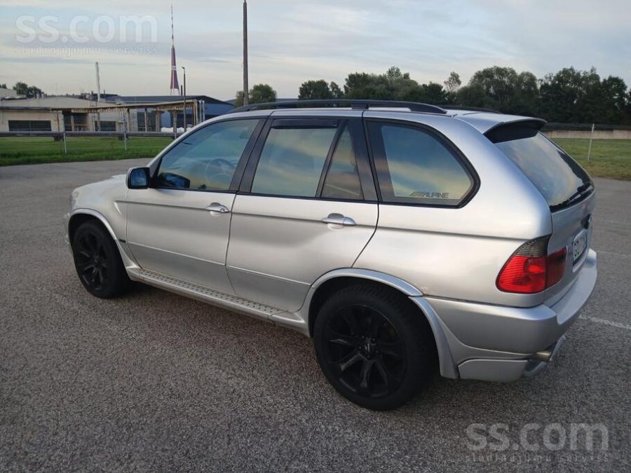Grey BMW X5 2001 in Riga, with an engine capacity of 3.00 L and mileage of 0 thousand km for 2580 €, photo 9 on AUTOMOTO.COM.LV