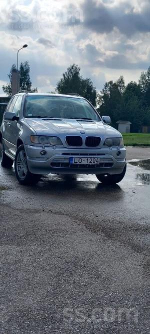 Pelēks BMW X5 2001 Preiļi, ar dzinēja tilpumu 3.00 L un nobraukumu 408 tūkst. km par 2300 €, foto 3 vietnē AUTOMOTO.COM.LV