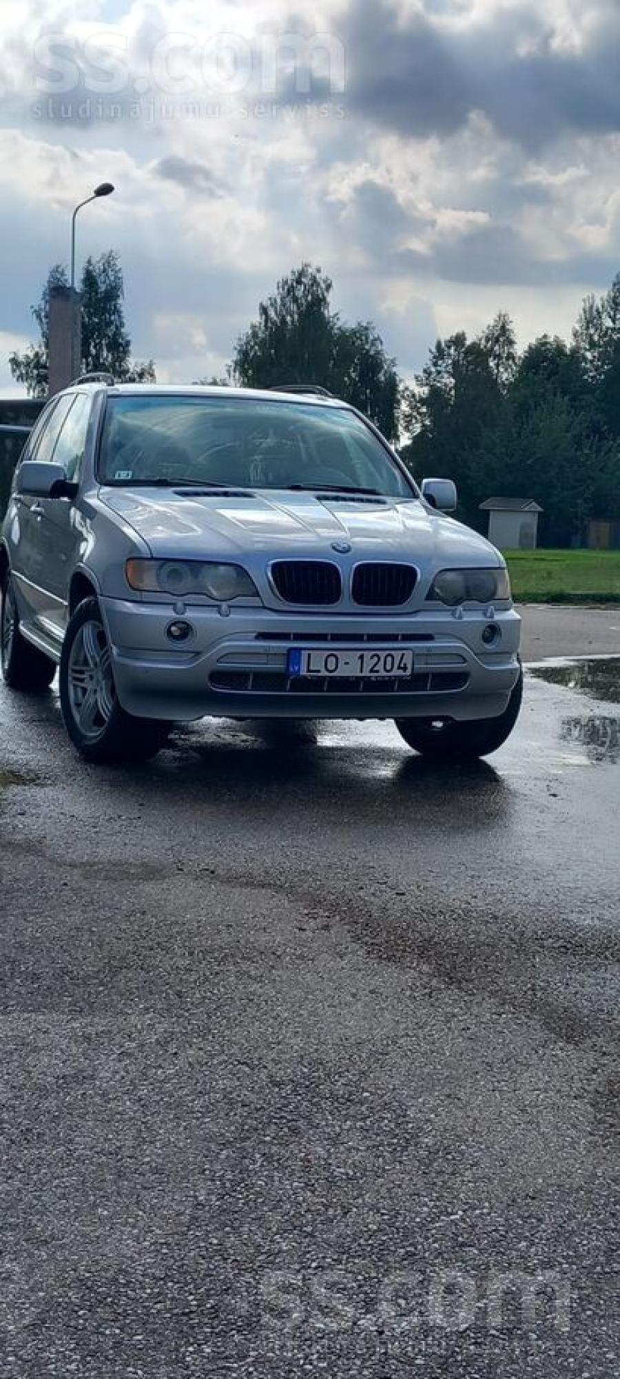 Pelēks BMW X5 2001 Preiļi, ar dzinēja tilpumu 3.00 L un nobraukumu 408 tūkst. km par 2300 €, foto 3 vietnē AUTOMOTO.COM.LV