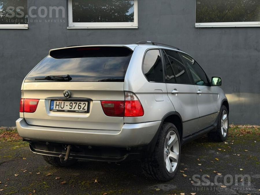 Pelēks BMW X5 2001 Ogre, ar dzinēja tilpumu 3.00 L un nobraukumu 455 tūkst. km par 2750 €, foto 5 vietnē AUTOMOTO.COM.LV