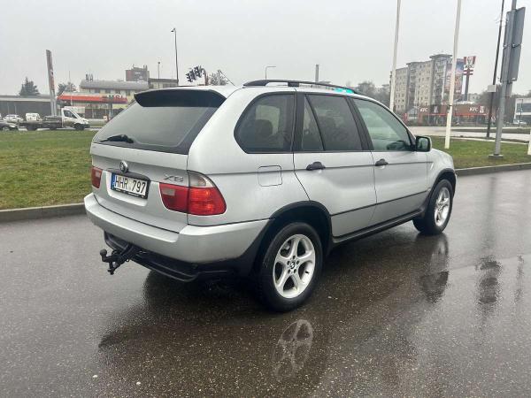 Grey BMW X5 2002 in Kaunas, with an engine capacity of 2.93 L and mileage of 460 thousand km for 3485 €, photo 4 on AUTOMOTO.COM.LV