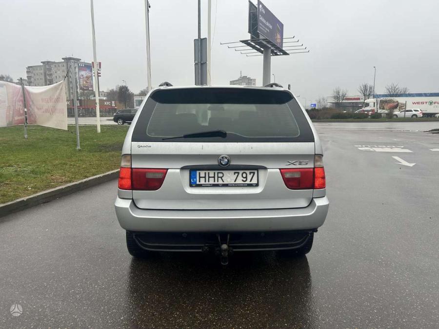 Pelēks BMW X5 2002 Kauņa, ar dzinēja tilpumu 2.93 L un nobraukumu 460 tūkst. km par 3485 €, foto 5 vietnē AUTOMOTO.COM.LV