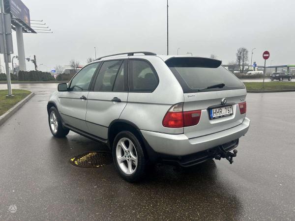 Grey BMW X5 2002 in Kaunas, with an engine capacity of 2.93 L and mileage of 460 thousand km for 3485 €, photo 6 on AUTOMOTO.COM.LV