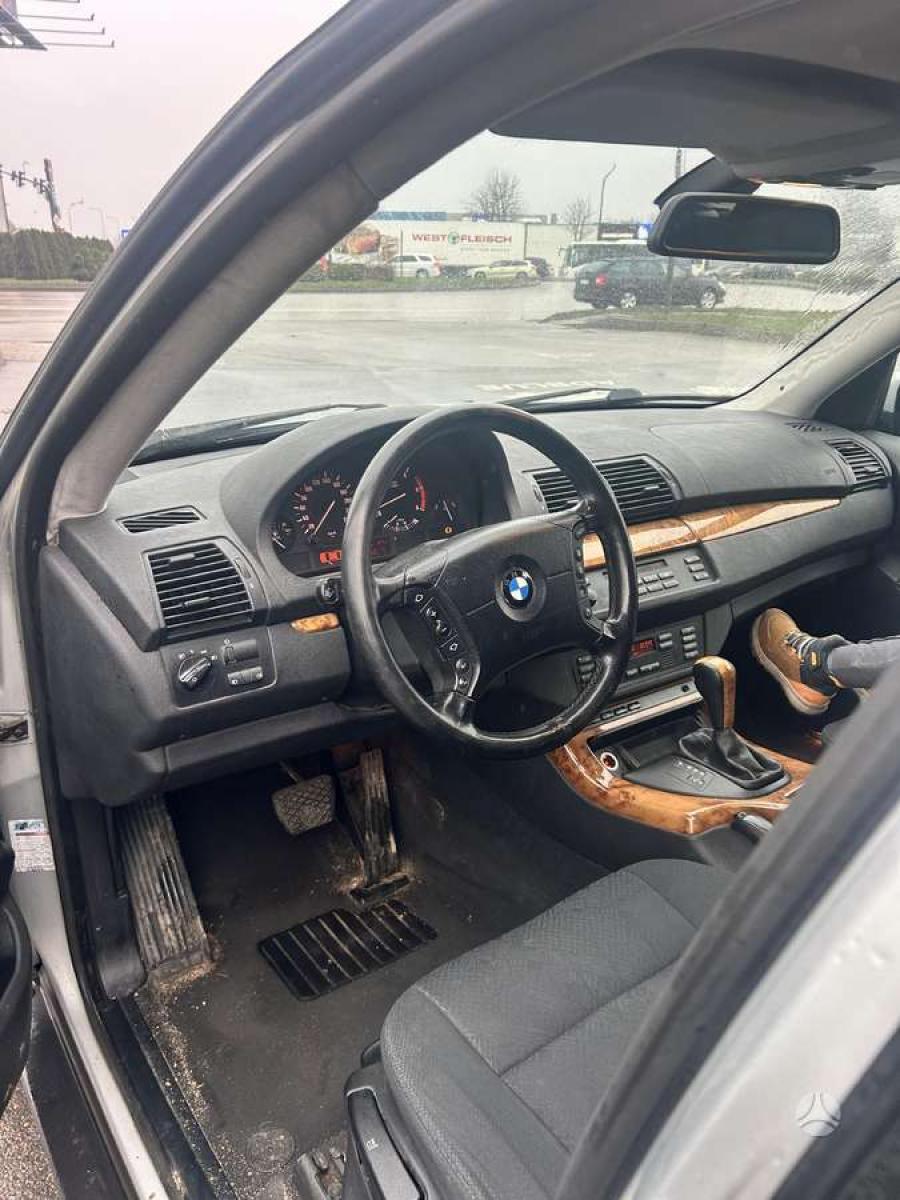 Pelēks BMW X5 2002 Kauņa, ar dzinēja tilpumu 2.93 L un nobraukumu 460 tūkst. km par 3485 €, foto 8 vietnē AUTOMOTO.COM.LV