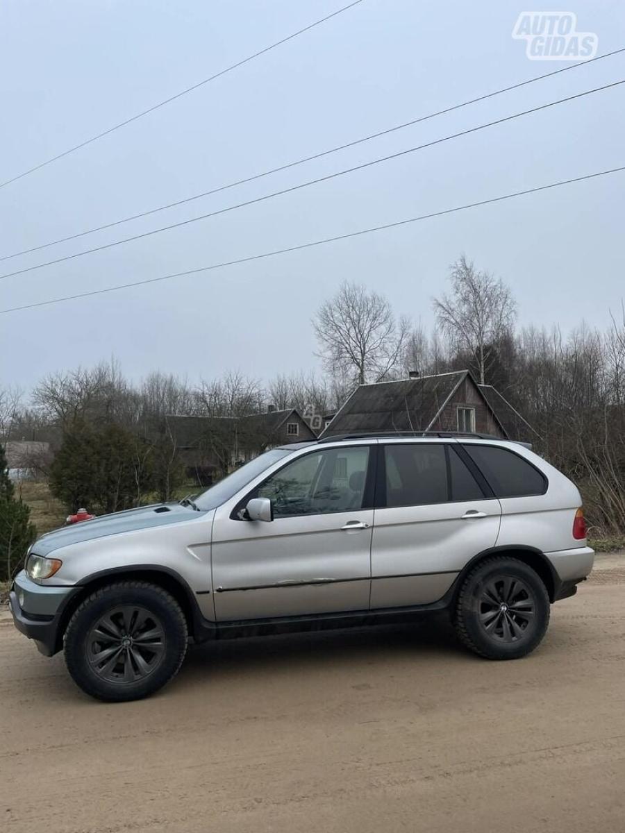Grey BMW X5 2002 in Kaunas, with an engine capacity of 2.90 L and mileage of 300 thousand km for 2550 €, photo 4 on AUTOMOTO.COM.LV