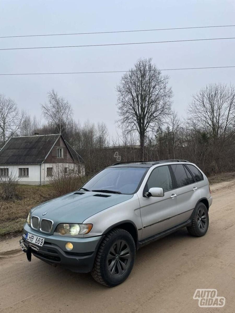 Grey BMW X5 2002 in Kaunas, with an engine capacity of 2.90 L and mileage of 300 thousand km for 2550 €, photo 7 on AUTOMOTO.COM.LV