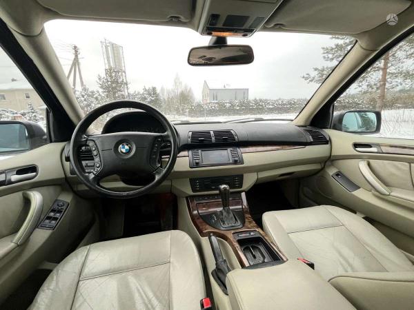 Pelēks BMW X5 2002 Viļņa, ar dzinēja tilpumu 2.93 L un nobraukumu 370 tūkst. km par 3100 €, foto 7 vietnē AUTOMOTO.COM.LV