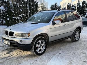 Grey BMW X5 2002 in Vilnius, with an engine capacity of 2.93 L and mileage of 309 thousand km for 2700 €, photo 2 on AUTOMOTO.COM.LV