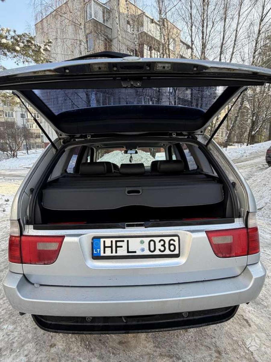 Grey BMW X5 2002 in Vilnius, with an engine capacity of 2.93 L and mileage of 309 thousand km for 2700 €, photo 21 on AUTOMOTO.COM.LV