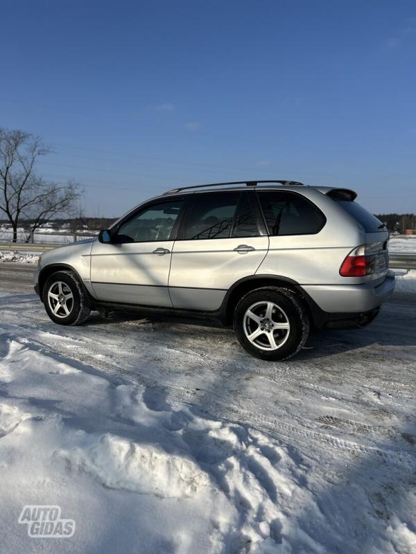 Pelēks BMW X5 2002 Kauņa, ar dzinēja tilpumu 3.00 L un nobraukumu 380 tūkst. km par 3000 €, foto 1 vietnē AUTOMOTO.COM.LV
