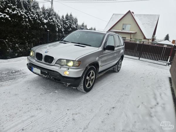 Grey BMW X5 2002 in Vilkaviskis, with an engine capacity of 3.00 L and mileage of 4 thousand km for 2999 €, photo 2 on AUTOMOTO.COM.LV