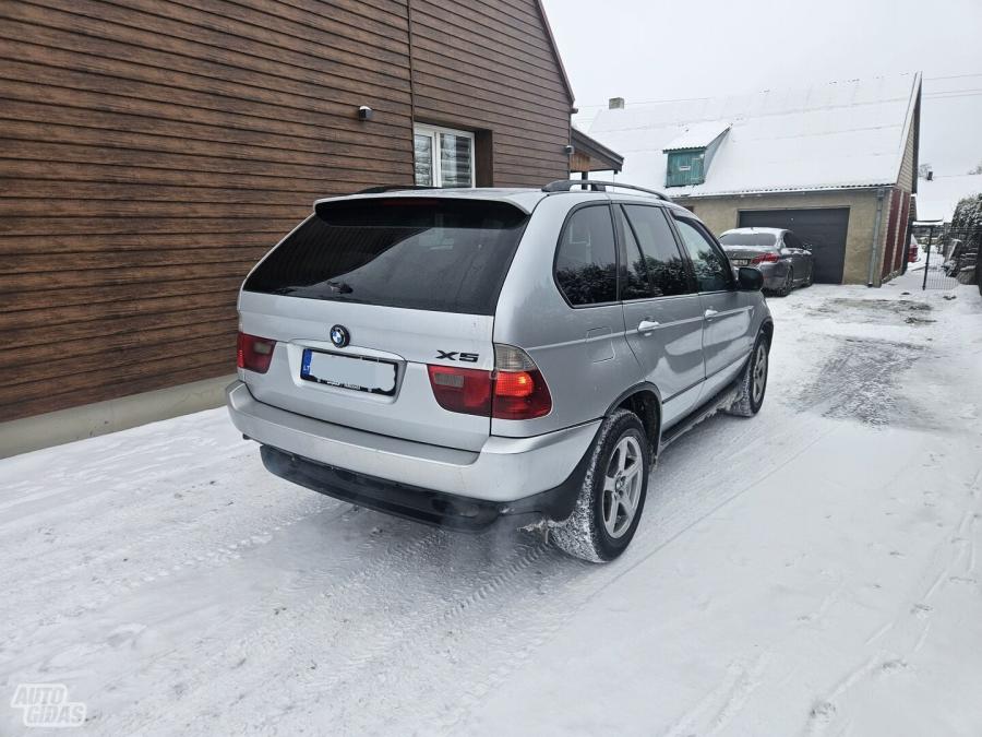 Grey BMW X5 2002 in Vilkaviskis, with an engine capacity of 3.00 L and mileage of 4 thousand km for 3333 €, photo 3 on AUTOMOTO.COM.LV