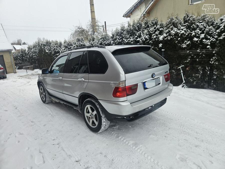 Grey BMW X5 2002 in Vilkaviskis, with an engine capacity of 3.00 L and mileage of 4 thousand km for 3333 €, photo 4 on AUTOMOTO.COM.LV