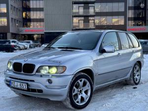 Grey BMW X5 2002 in Vilnius, with an engine capacity of 2.93 L and mileage of 328 thousand km for 3000 €, photo  on AUTOMOTO.COM.LV