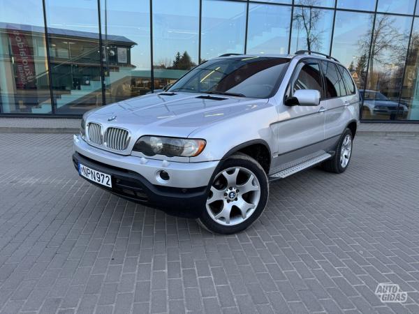 Pelēks BMW X5 2002 Viļņa, ar dzinēja tilpumu 2.90 L un nobraukumu 256 tūkst. km par 4490 €, foto 1 vietnē AUTOMOTO.COM.LV