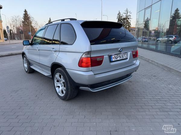 Pelēks BMW X5 2002 Viļņa, ar dzinēja tilpumu 2.90 L un nobraukumu 256 tūkst. km par 4490 €, foto 3 vietnē AUTOMOTO.COM.LV