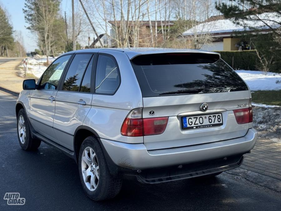 Grey BMW X5 2002 in Vilnius, with an engine capacity of 3.00 L and mileage of 320 thousand km for 3000 €, photo 4 on AUTOMOTO.COM.LV