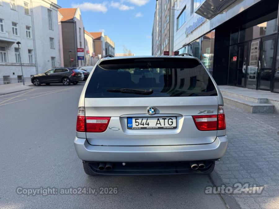 Grey BMW X5 2002 in Tartu, with an engine capacity of 4.40 L and mileage of 253 thousand km for 5500 €, photo 4 on AUTOMOTO.COM.LV