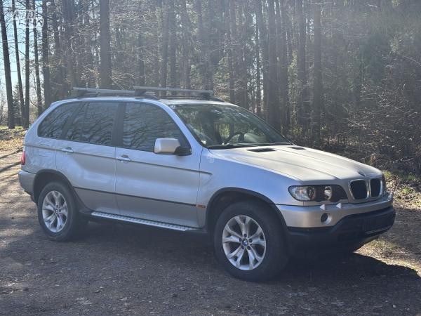 Grey BMW X5 2002 in Utena, with an engine capacity of 2.90 L and mileage of 285 thousand km for 3550 €, photo 3 on AUTOMOTO.COM.LV