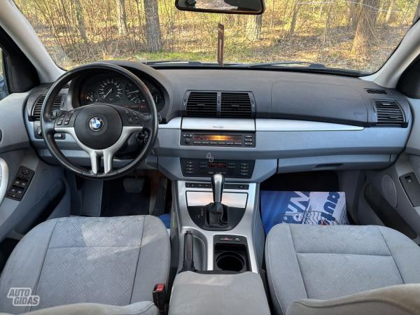 Grey BMW X5 2002 in Utena, with an engine capacity of 2.90 L and mileage of 285 thousand km for 3550 €, photo 9 on AUTOMOTO.COM.LV