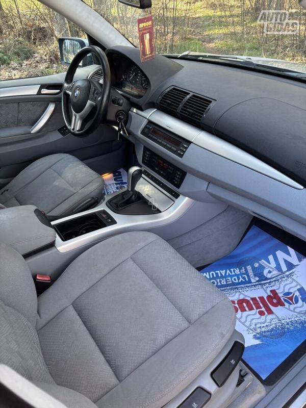Grey BMW X5 2002 in Utena, with an engine capacity of 2.90 L and mileage of 285 thousand km for 3550 €, photo 10 on AUTOMOTO.COM.LV