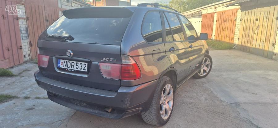 Grey BMW X5 2002 in Kaunas, with an engine capacity of 3.00 L and mileage of 363 thousand km for 2850 €, photo 27 on AUTOMOTO.COM.LV