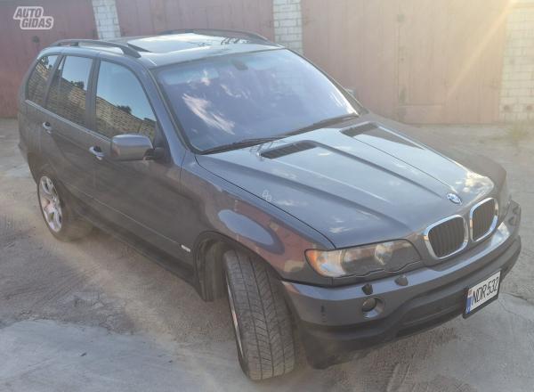Pelēks BMW X5 2002 Kauņa, ar dzinēja tilpumu 3.00 L un nobraukumu 363 tūkst. km par 2850 €, foto 2 vietnē AUTOMOTO.COM.LV