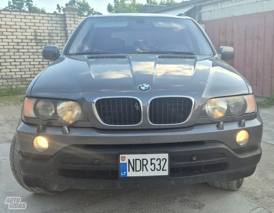 Grey BMW X5 2002 in Kaunas, with an engine capacity of 3.00 L and mileage of 363 thousand km for 2850 €, photo 24 on AUTOMOTO.COM.LV